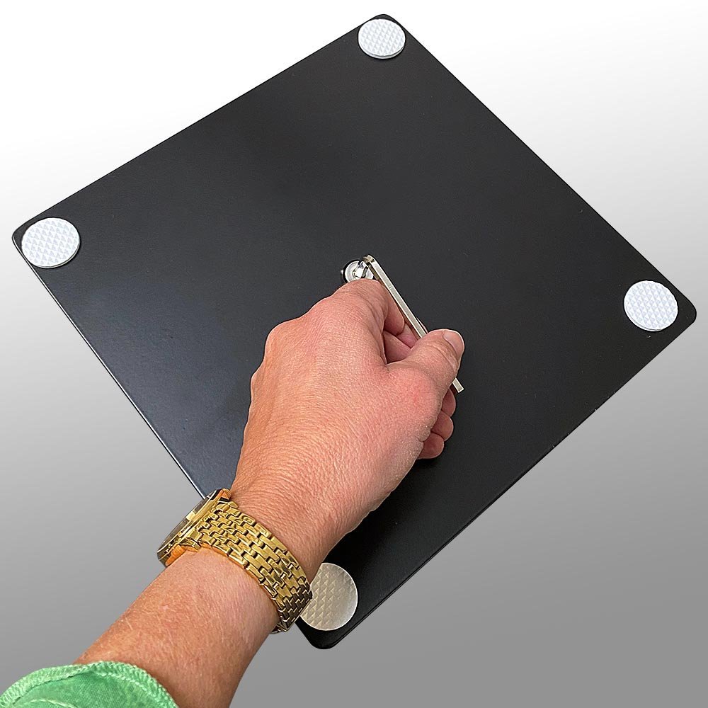 BASIC Infostand A4 - 92mm high - A3 Click frame profile 25mm, black | Danish Sign Export