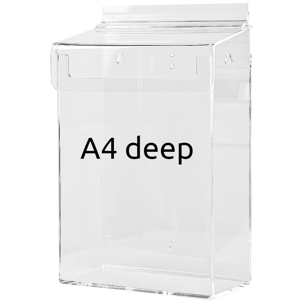 Acrylic Outdoor Brochure Box A4 - Deep | Danish Sign Export